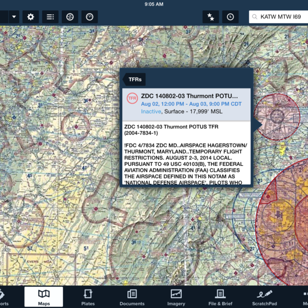 How to make sure a Temporary Flight Restriction (TFR) never catches you ...