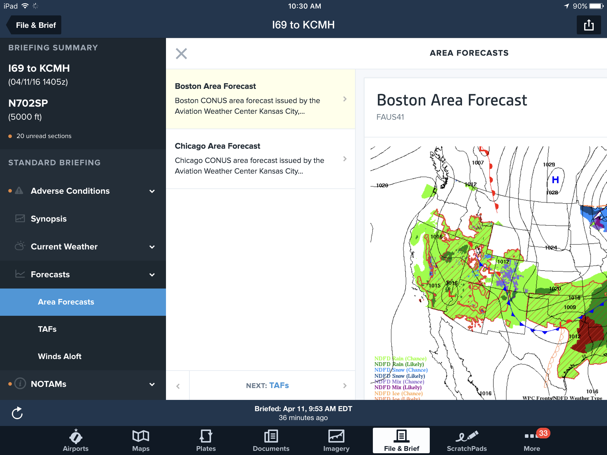 What not to miss when flight planning on the iPad