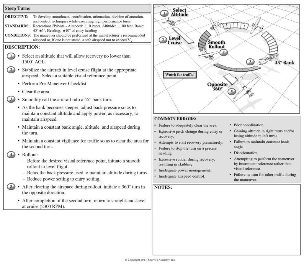 Steep Turns – Sporty's HD Flight Maneuver Spotlight : Flight Training ...