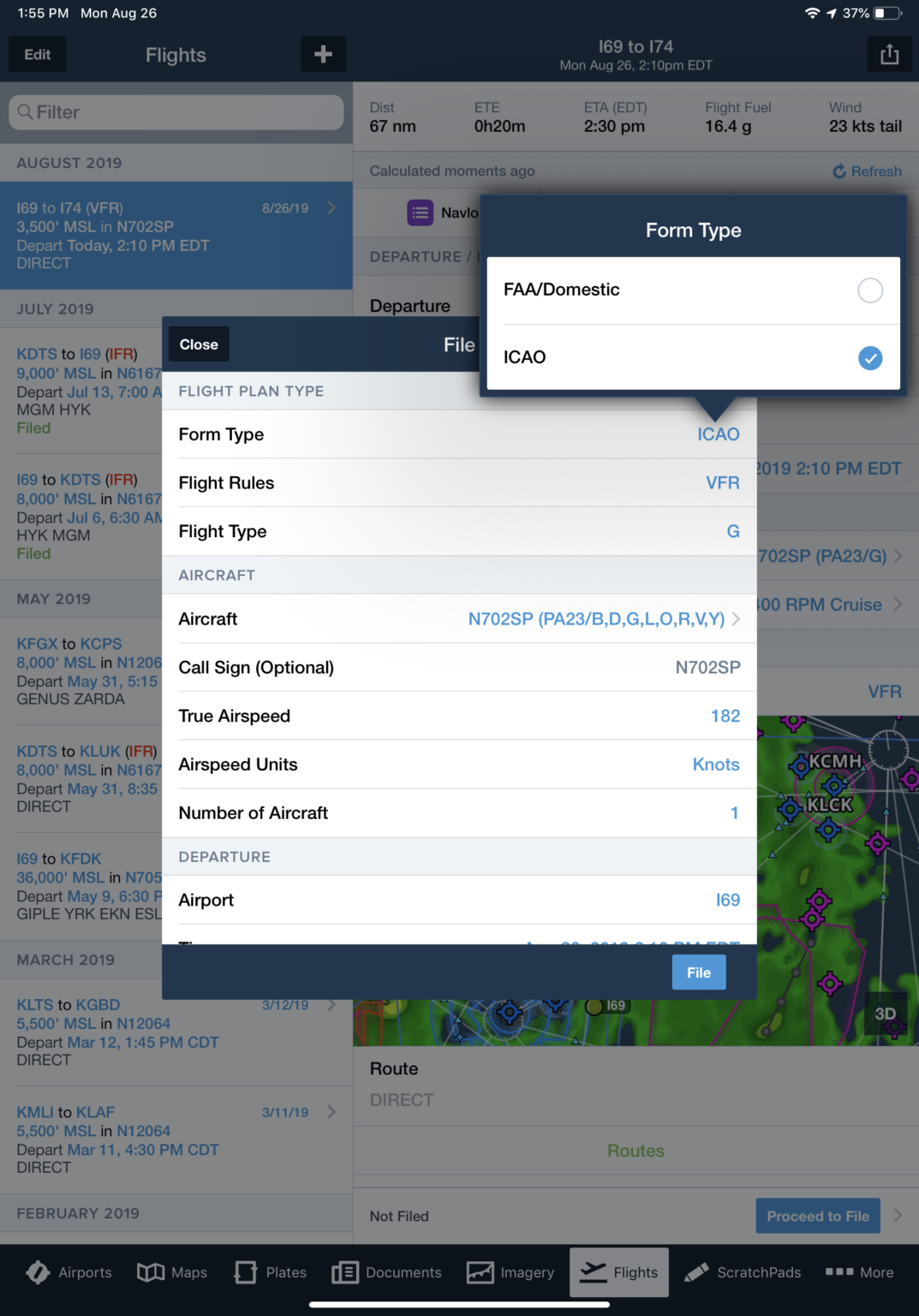 How to file VFR Flight Plans using the new ICAO format : Flight ...