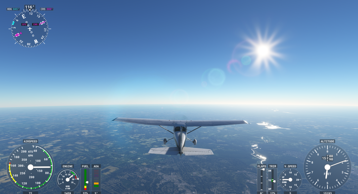 Abnormal maneuvers for a student pilot to practice in a simulator ...