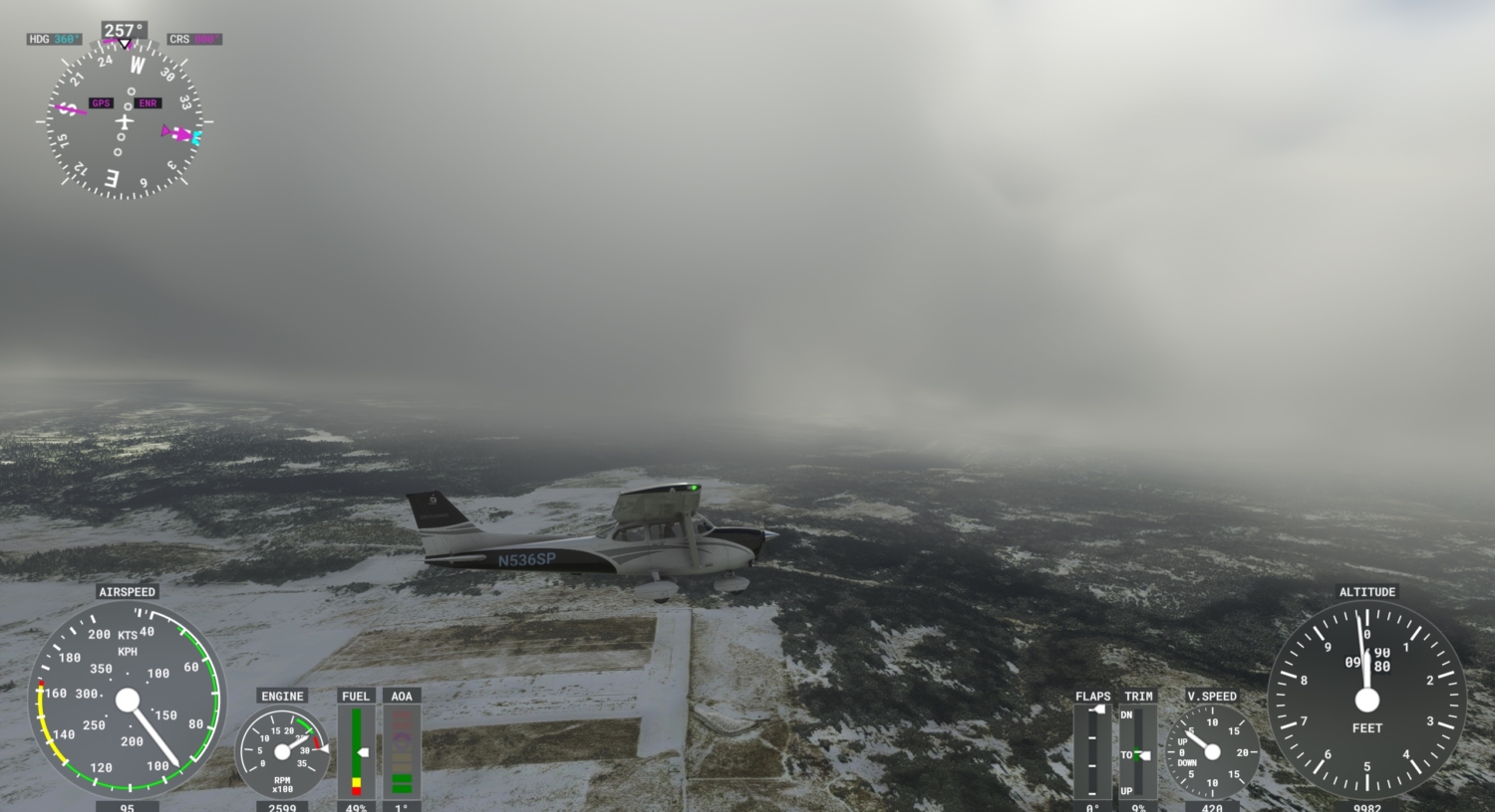 Abnormal maneuvers for a student pilot to practice in a simulator ...