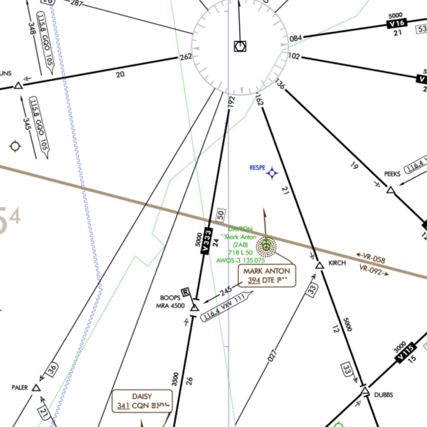 Chart Smart: low altitude IFR enroute chart intersection symbol ...