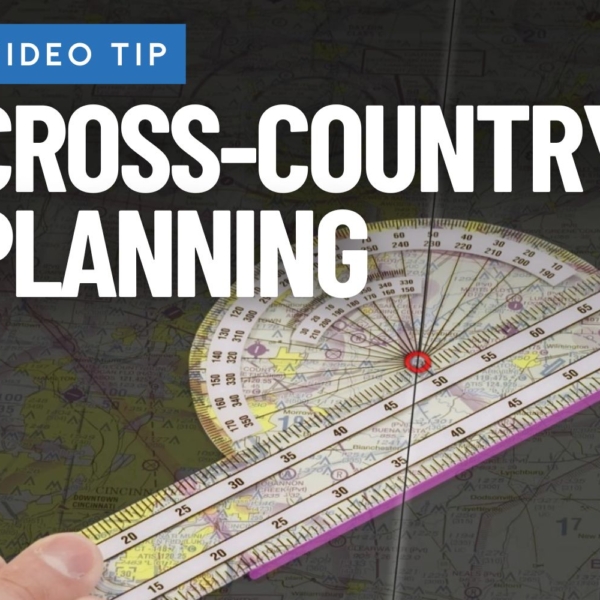 Video tip: How to use a sectional plotter to plan a cross-country ...