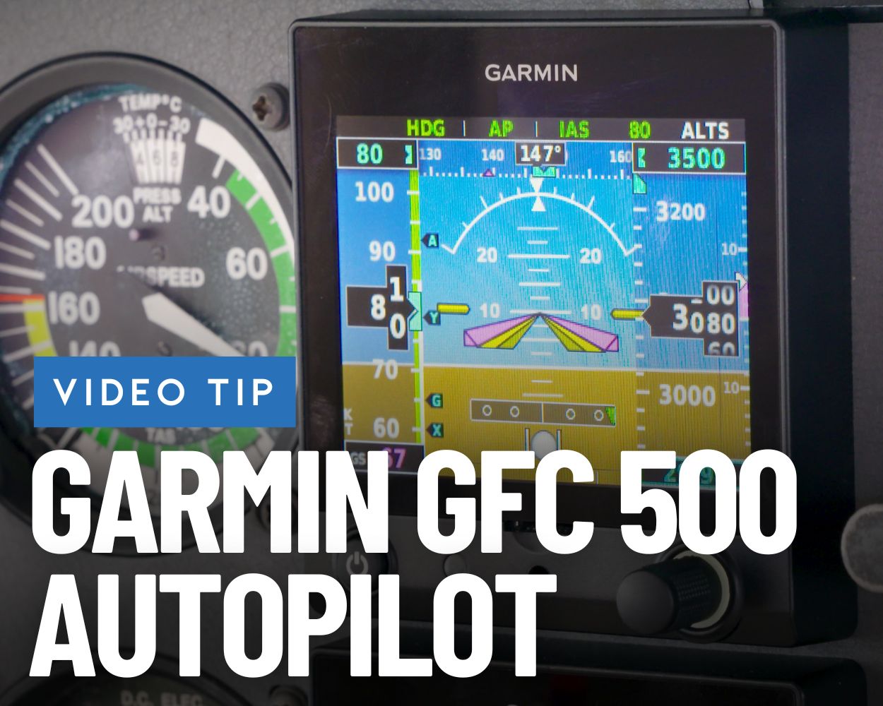 Video tip: how to fly with the Garmin GFC 500 Autopilot : Flight Training Central