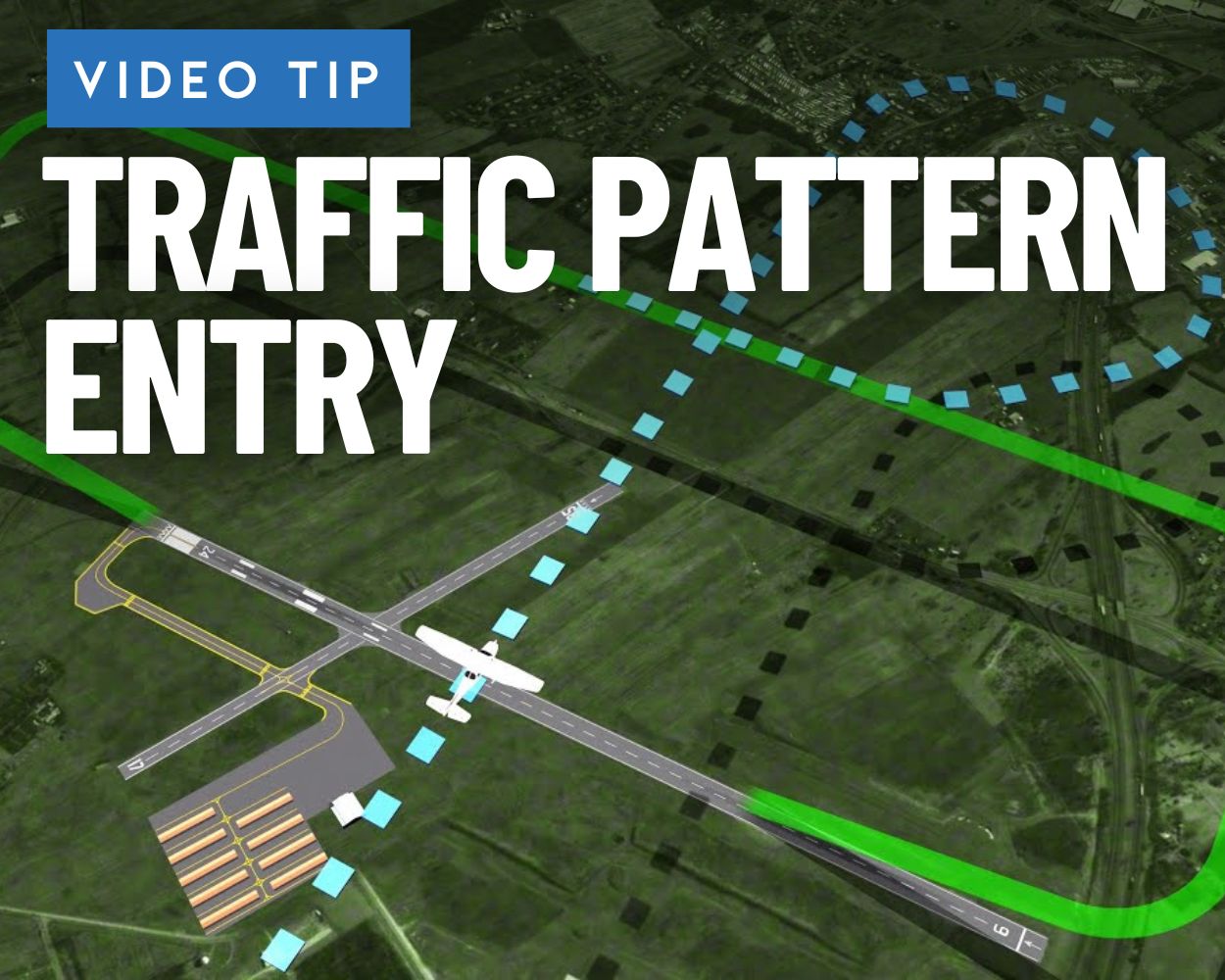 Video Tip: How to enter the traffic pattern at a nontowered airport ...