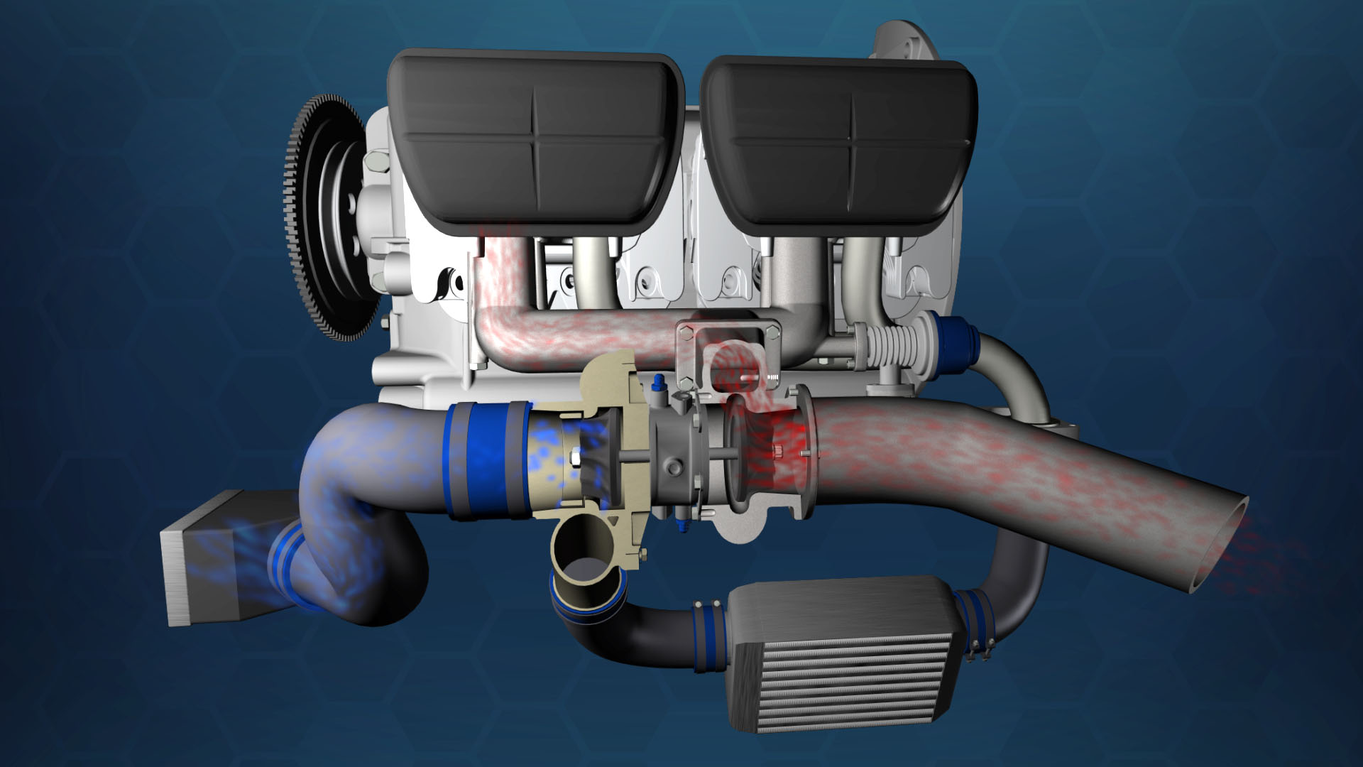 How airplane engine turbocharging systems work : Flight Training Central