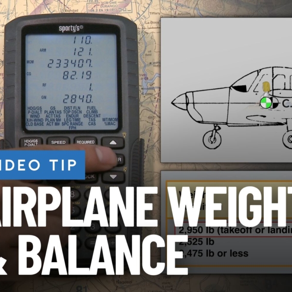 How to calculate airplane weight and balance: Pilot video tutorial ...