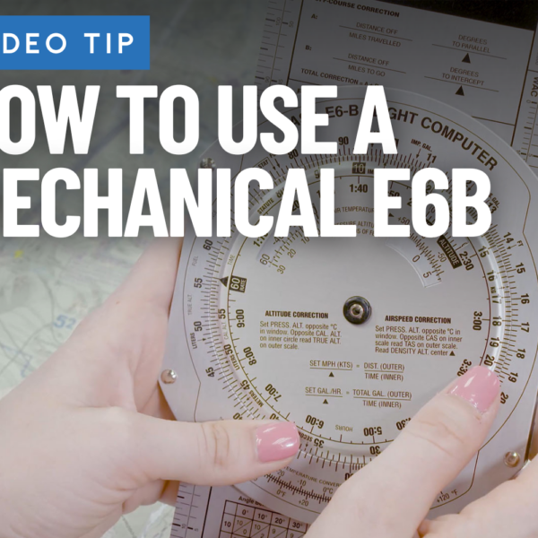 How to use a mechanical E6B flight computer : Flight Training Central