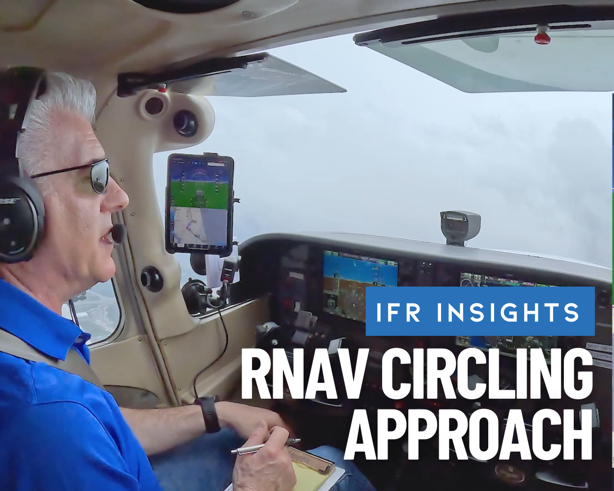 RNAV Circling Approach and Procedure Turn at Cecil, FL - Sporty's IFR ...