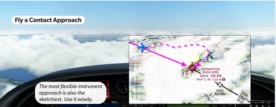 Mastering Contact Approaches: A Practical Guide for IFR Pilots : Flight ...