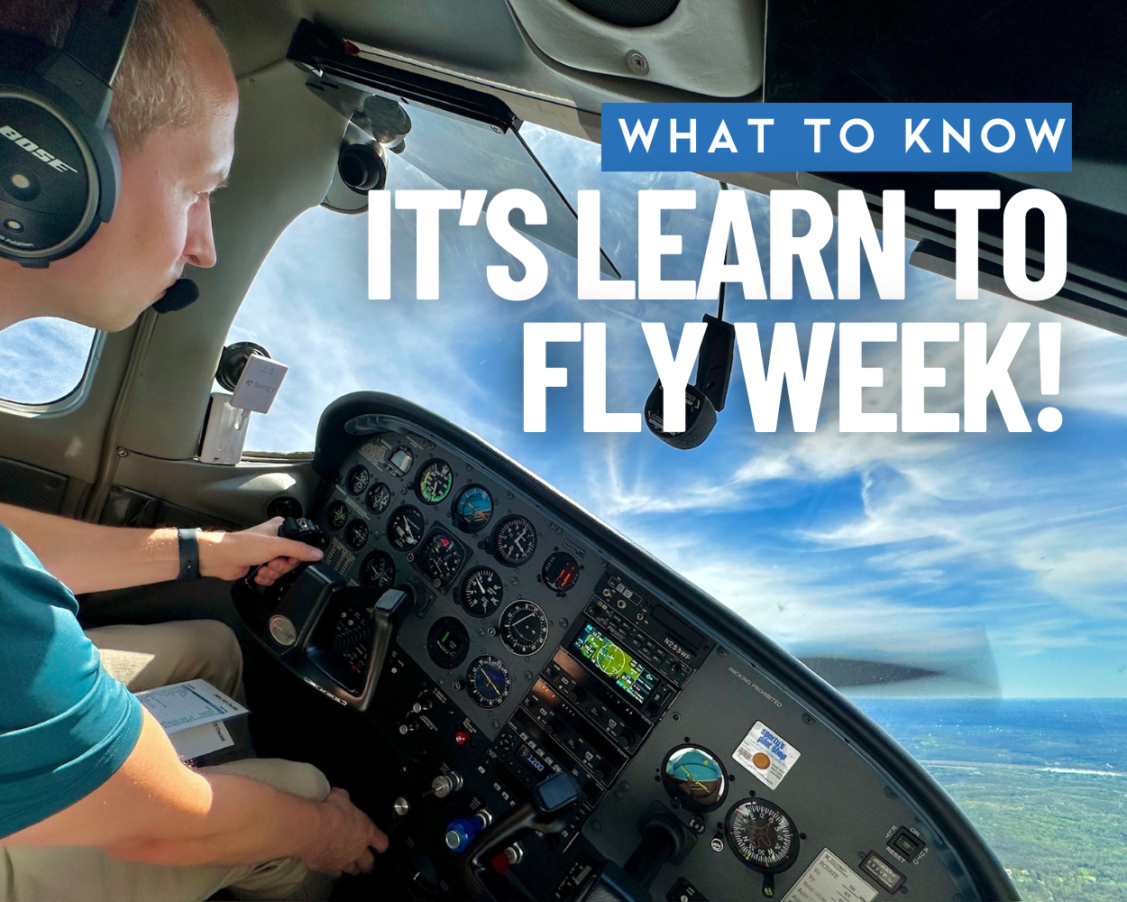 It's Learn to Fly Week at Sporty's and Flight Training Central : Flight ...