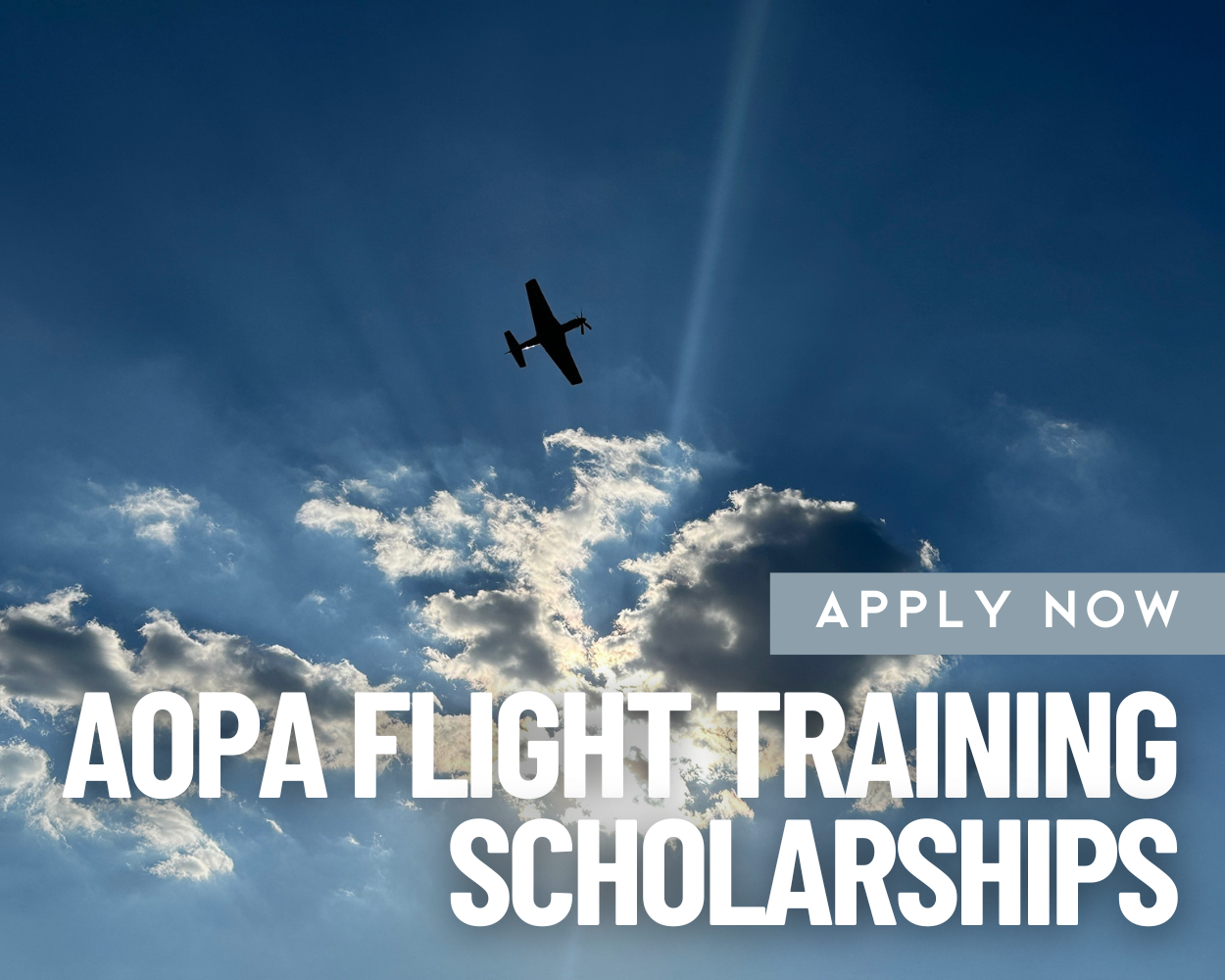 AOPA Flight Training Scholarship Applications Now Open : Flight ...